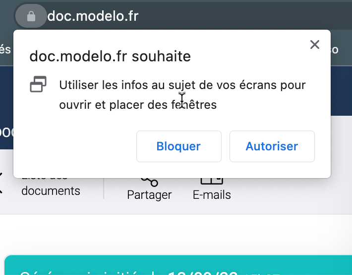 Modifier Les Autorisations Du Navigateur Concernant Un Site